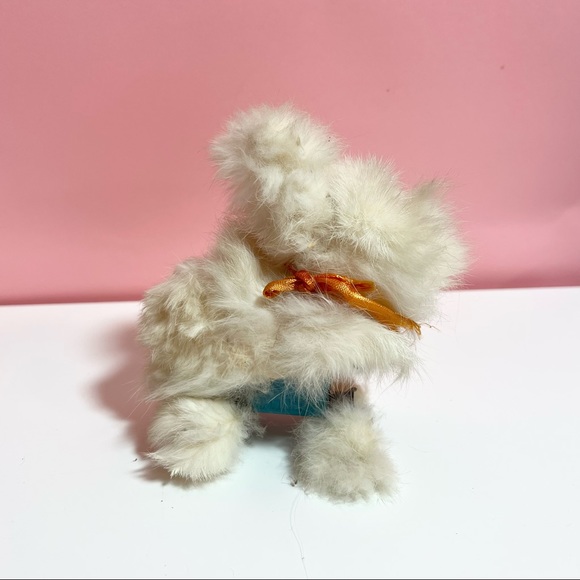 Vintage | Accents | Vintage Kitsch Bunny Rabbit Fur Wind Up Toy | Poshmark